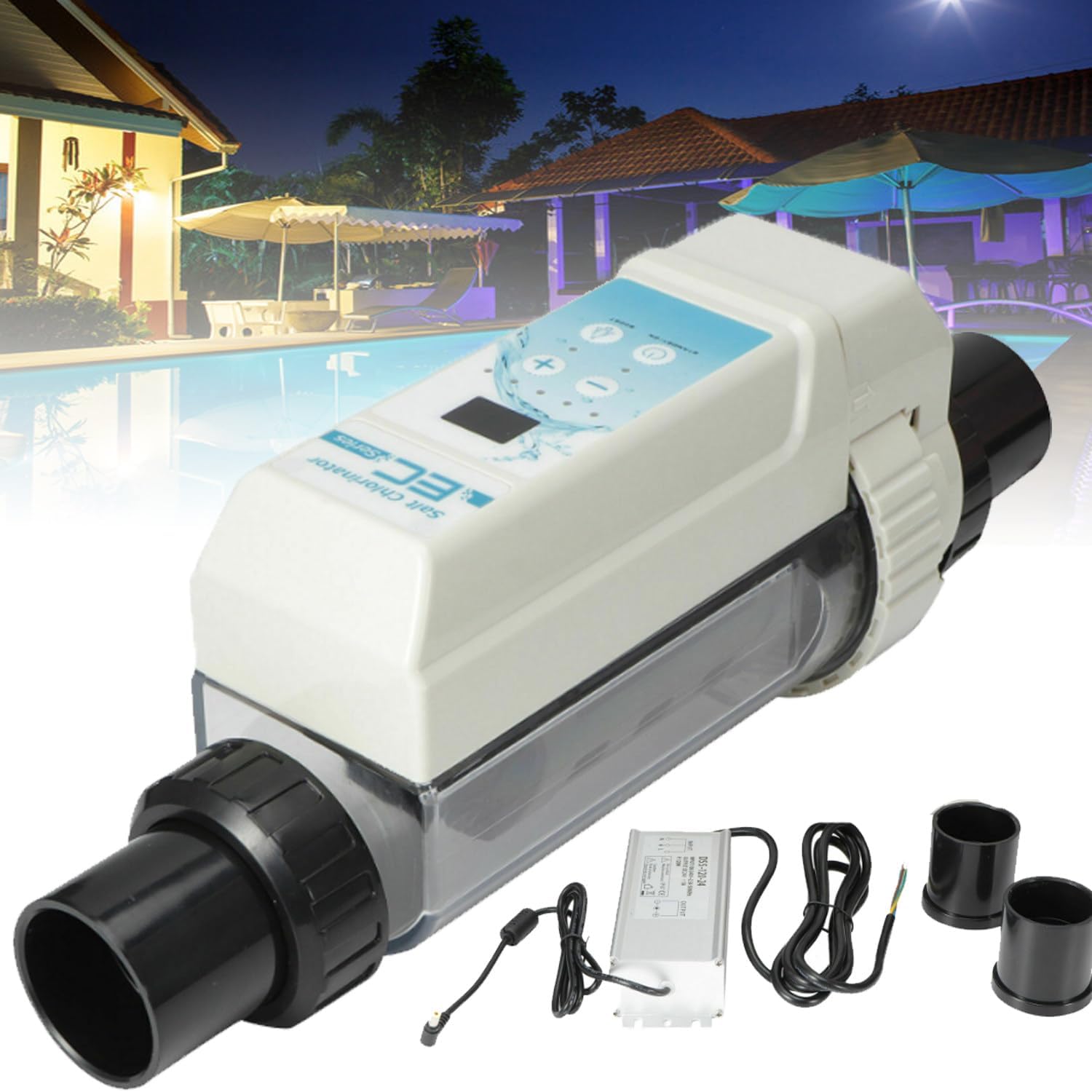 Amazon.com : Salt Chlorinator, Electrolyzer Swimming Pool Salt ...