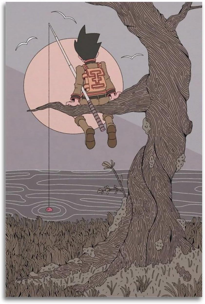 Amazon.com: YiYLunneo HXH Gon X Hunter Anime Poster Poster 90s Canvas ...