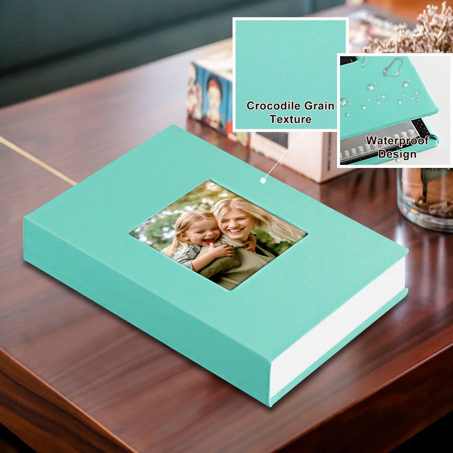 Snapklik.com : Photo Album 4x6 50 Pockets 2 Packs, Small Mini Capacity ...