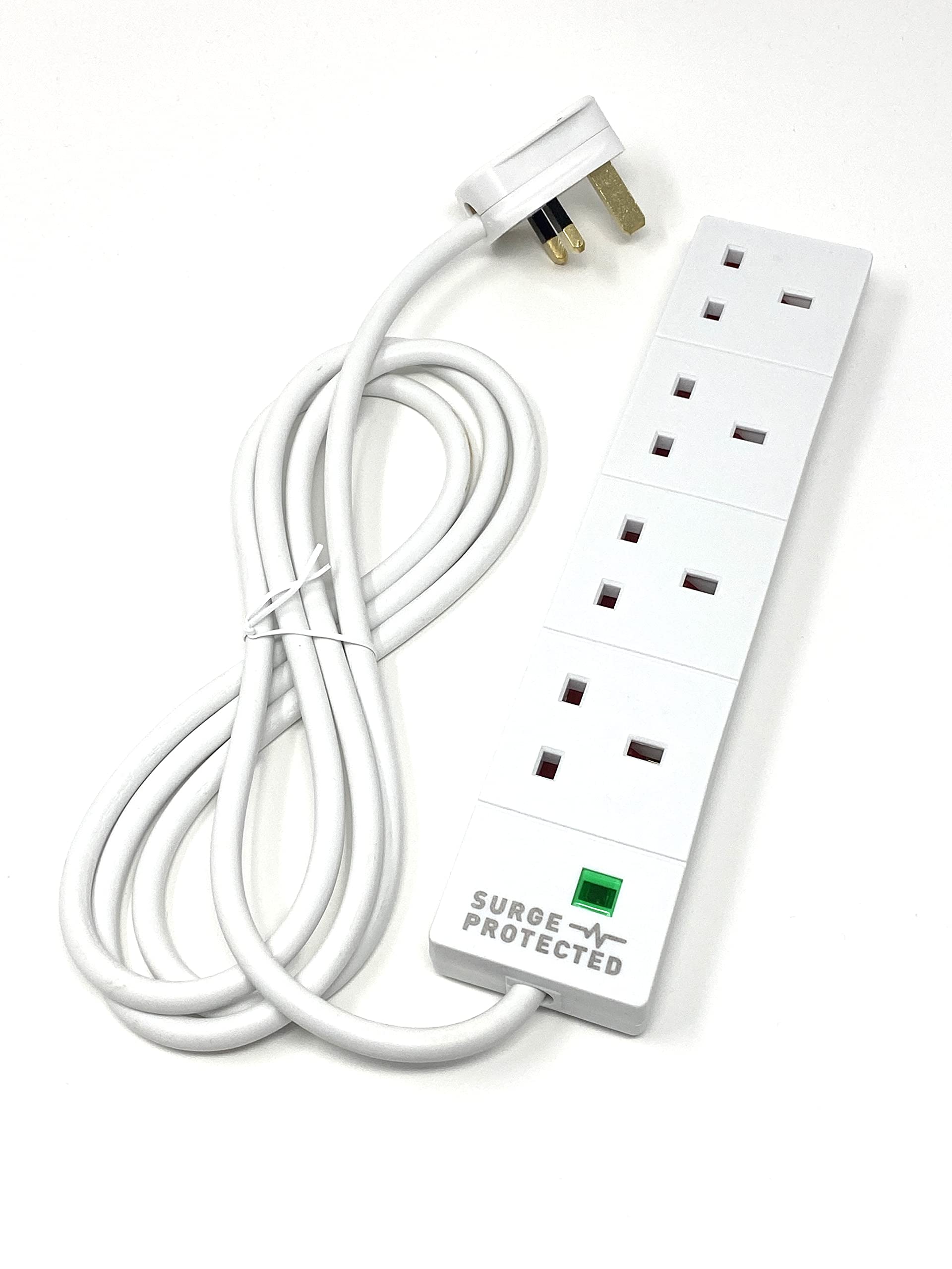 STATUS Multi Plug Extension | 4 Socket Extension Cable | 2m Extension ...