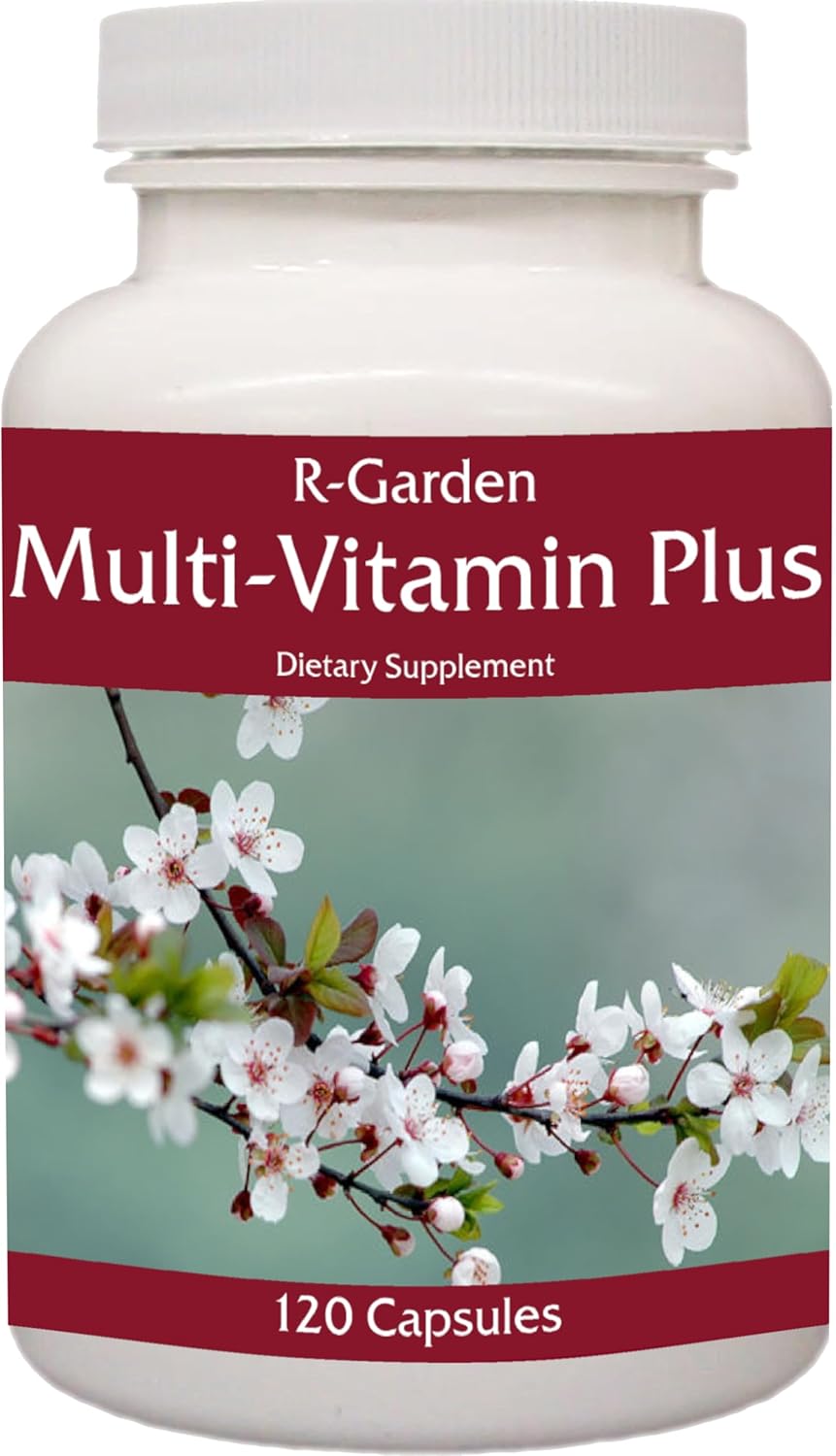 Multi-Vitamin Plus, 120 cápsulas - Suplemento Completo R-Garden com ...