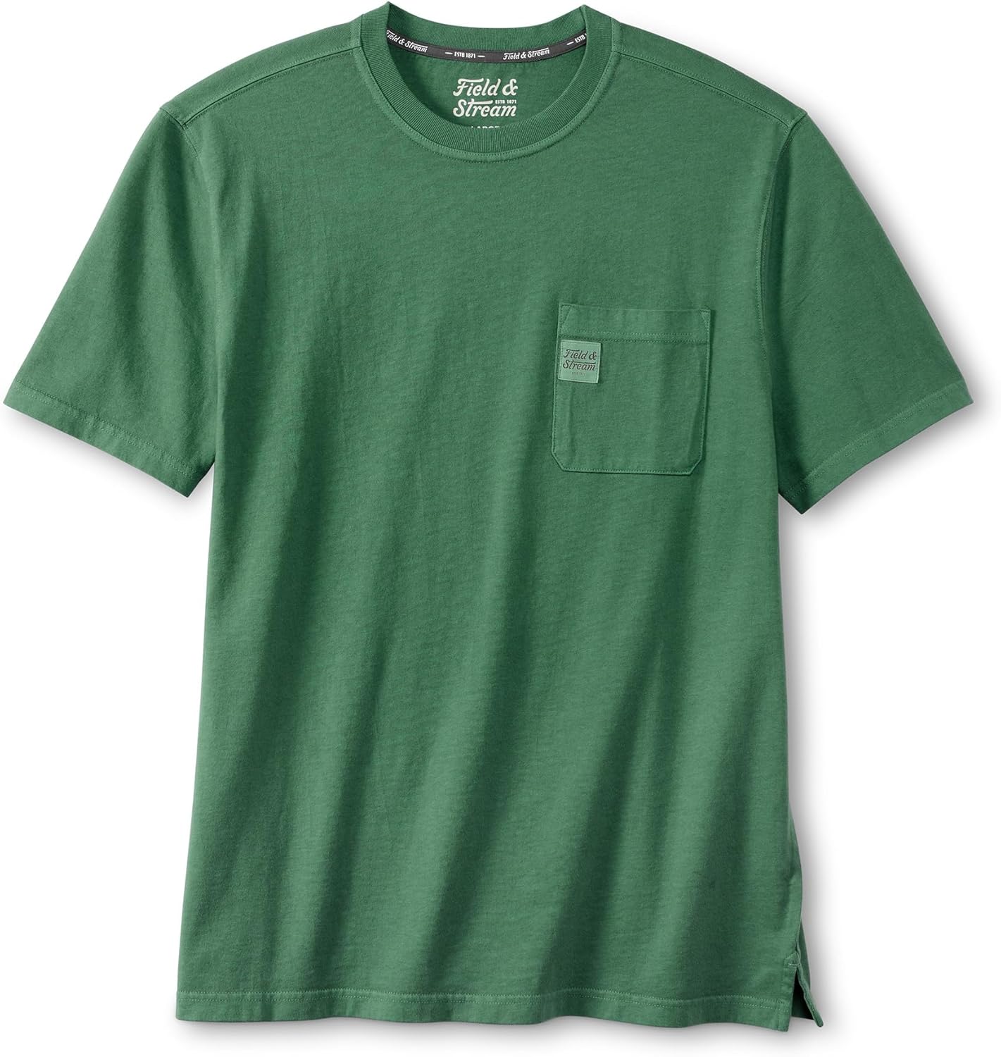 Field & Stream Men's Flush Out Short Sleeve Pocket Tee, Field Green ...