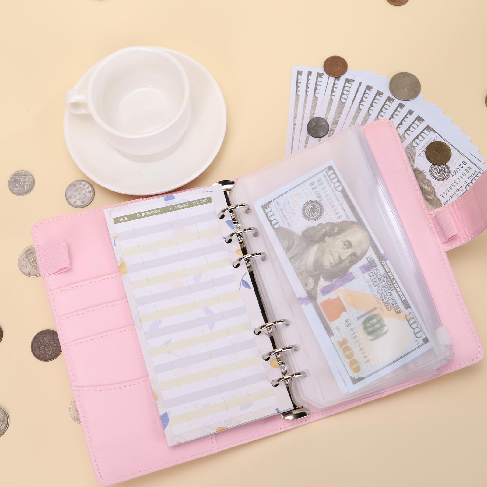 Amazon.com : Pirfoeva Budget Binder, Money Saving Challenge Book for ...
