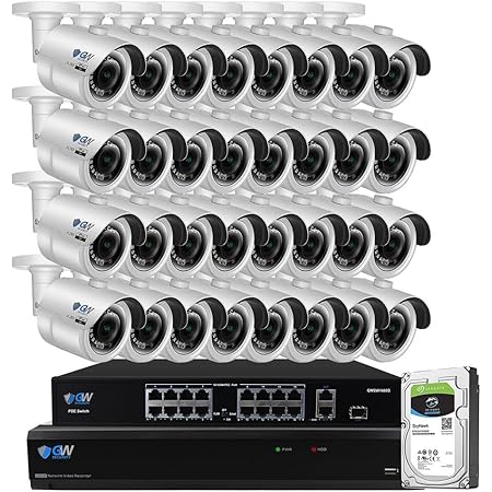 Amazon.com : GW Security 32 Channel PoE NVR UltraHD 4K Smart AI ...
