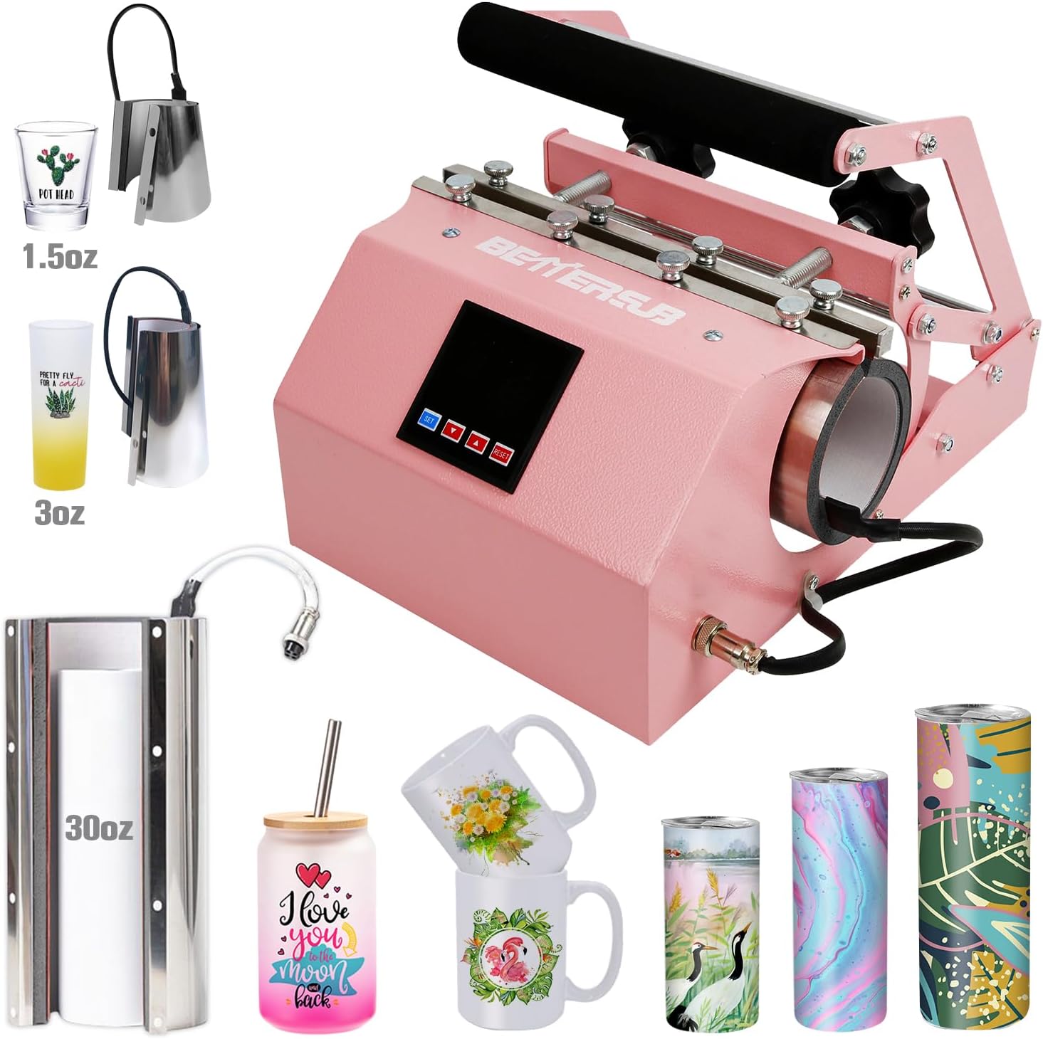 Amazon.com: Gigu Tumbler Heat Press Machine for 20oz-30oz Sublimation ...