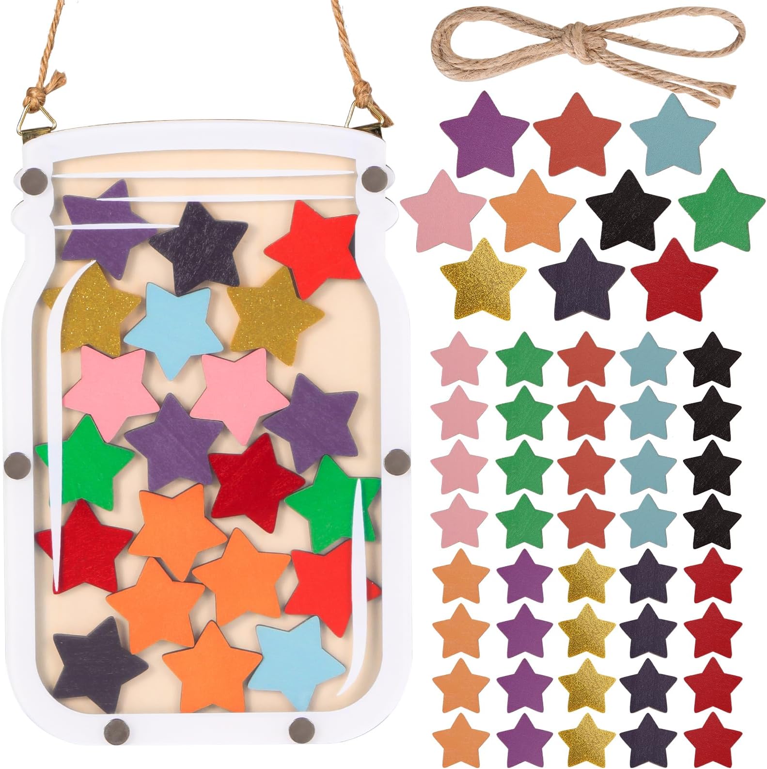 Amazon.com : Star Reward Jar for Kids, Hanging Reward Jar Classroom ...