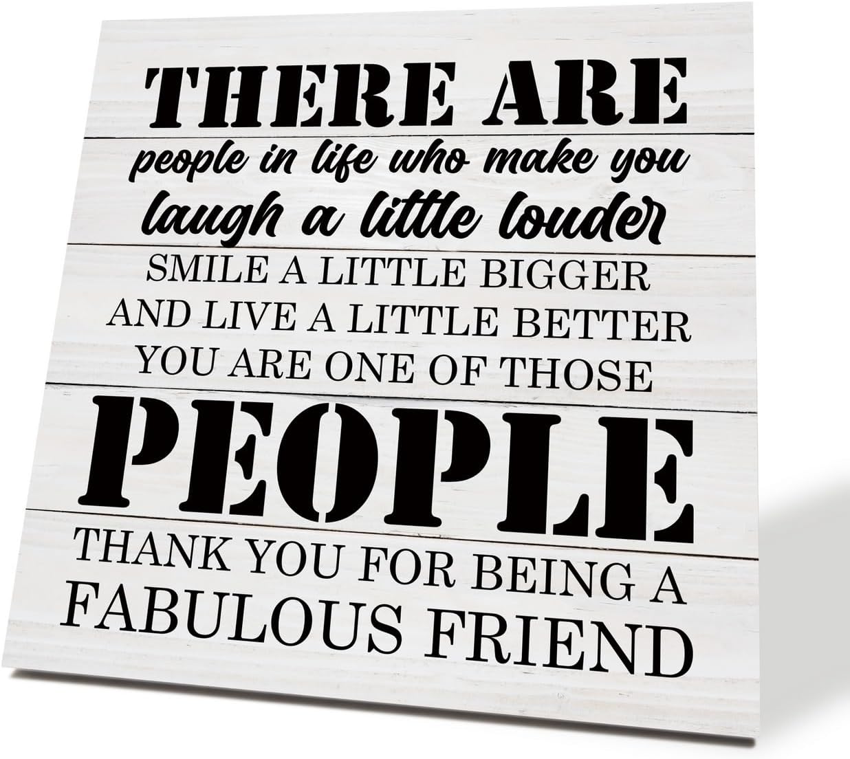Amazon.com: Friendship Wood Sign, Wood Plaque Table Art Sign, Best ...