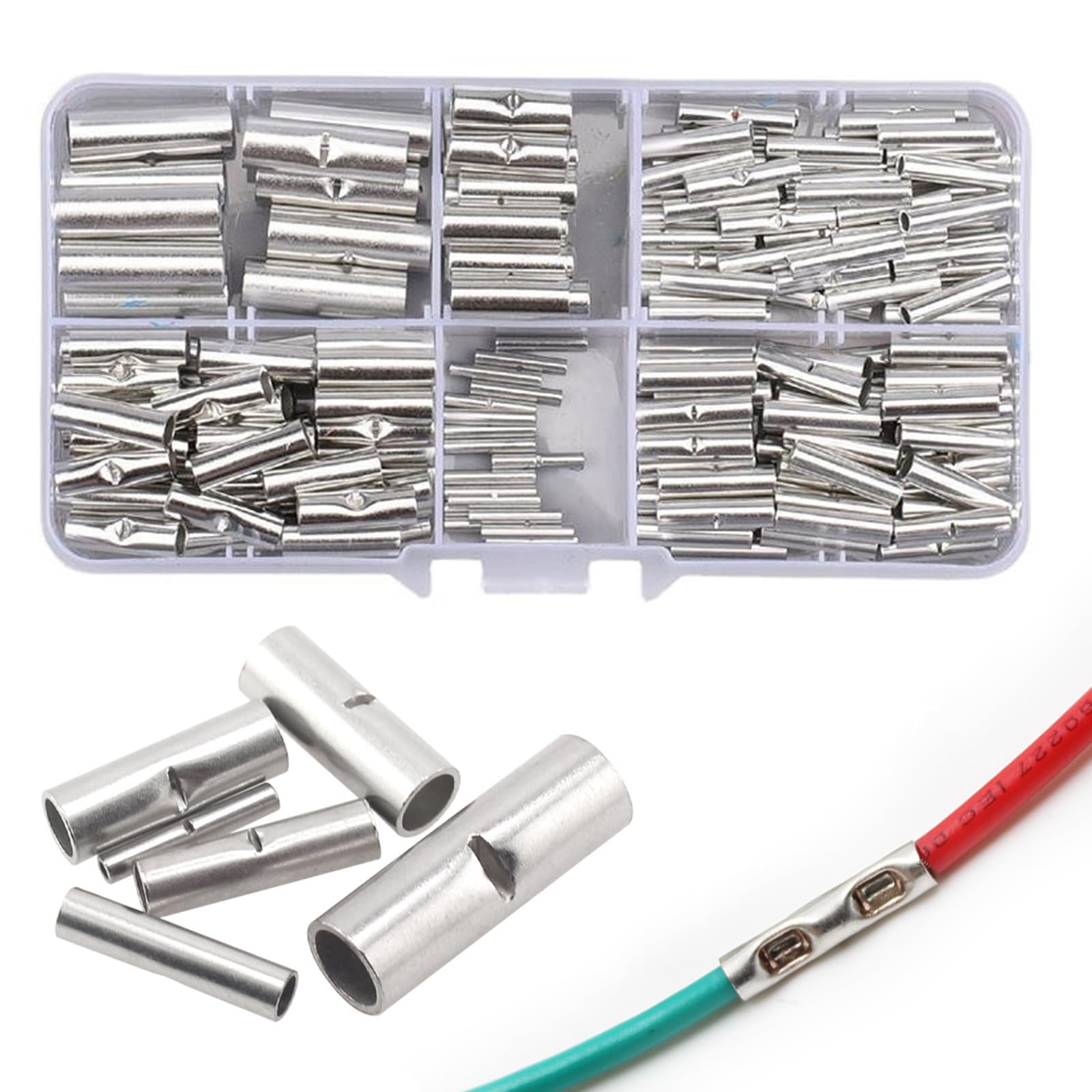 MIPIACE 200 Pcs Stossverbinder Butt Connectors Nicht Isoliert ...