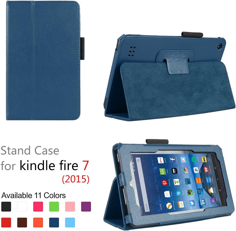 Amazon.com: Fire 7 5th Generation Case Slim Folding Cover for Amazon ...
