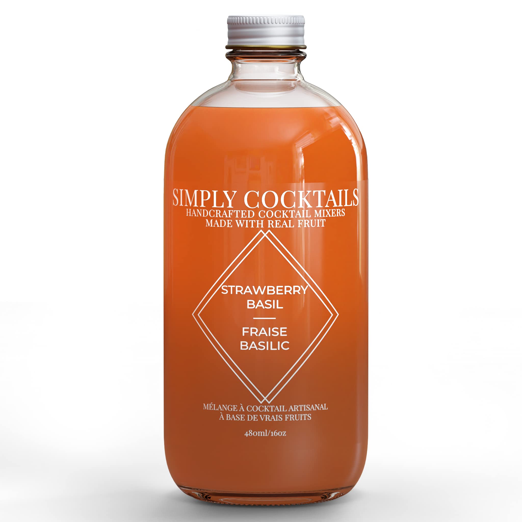 Snapklik.com : Simply Cocktails Strawberry Basil Cocktail Mixer Perfect ...