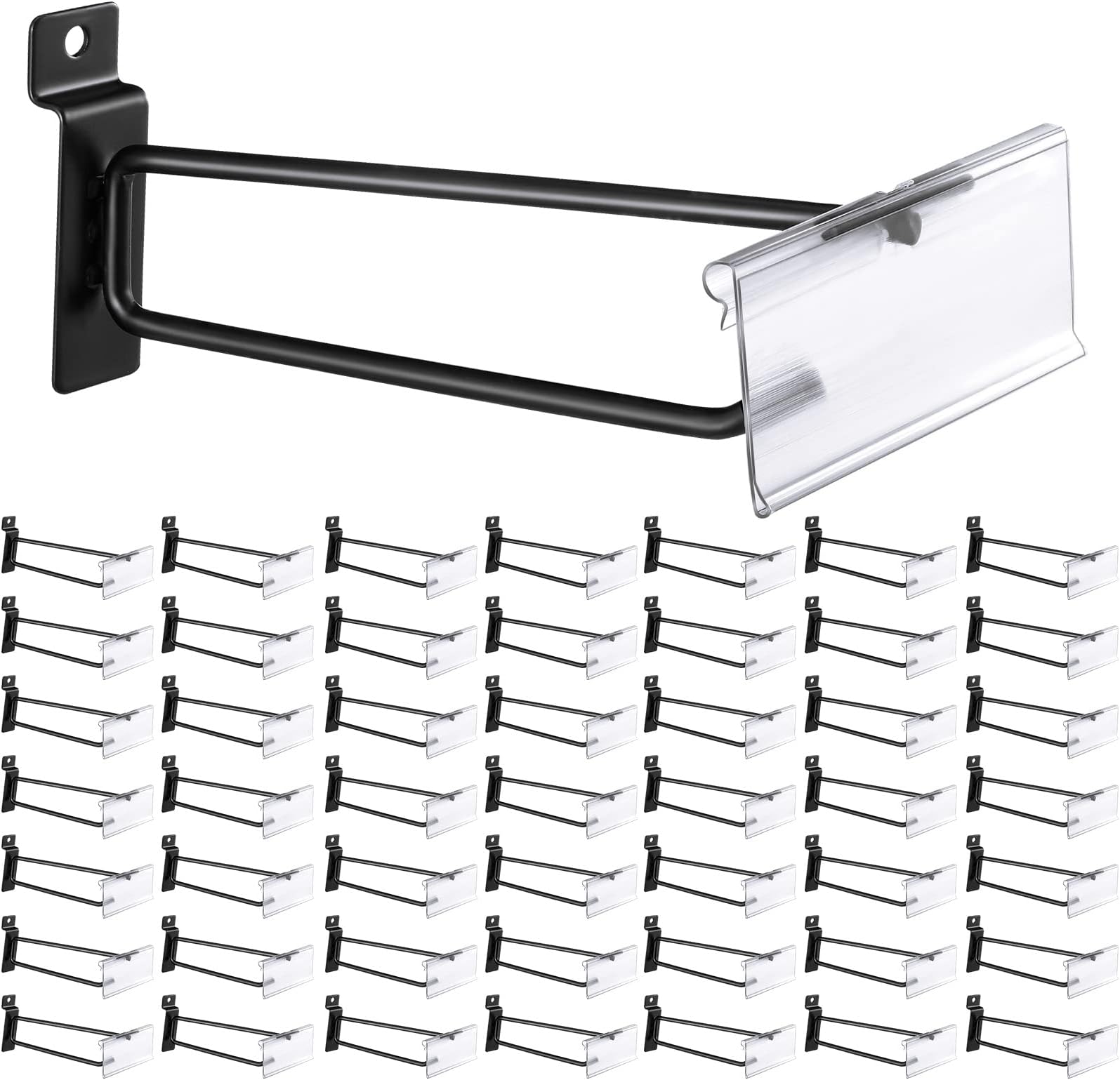 Amazon.com: Oudain 8 Inch Slatwall Hooks with Price Tag, Holds a 3.9x1 ...