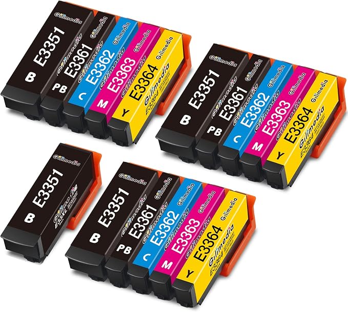 Gilimedia 33XL Ink Cartridges Multipack for Epson 33 XL Ink for Epson ...