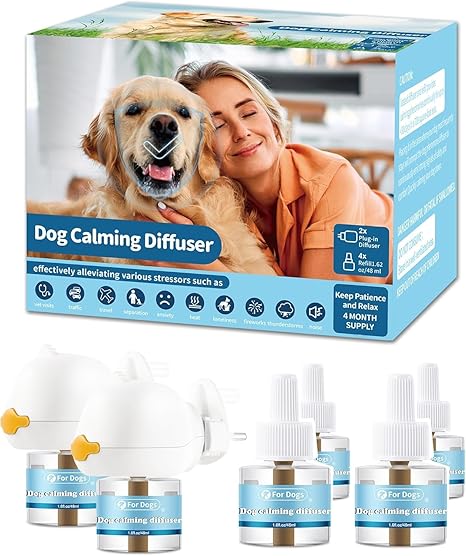 Pernimon Dog Calming Plug in, 6-in-1 Dog Calming Diffuser Pheromone ...
