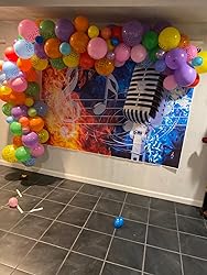 Amazon.com: 30 Pcs Music Notes Balloons Colorful Music Birthday Party ...