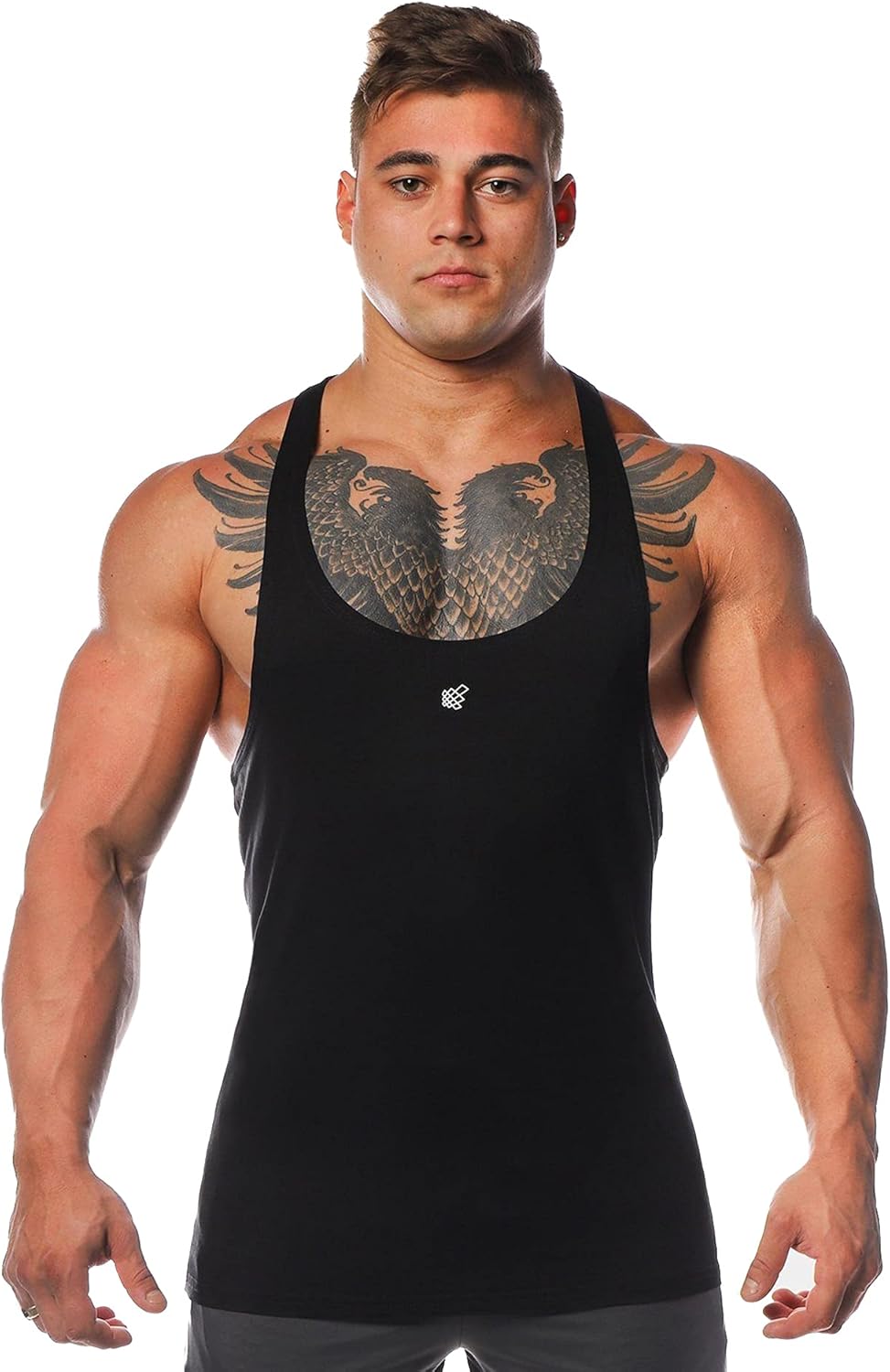 Jed North Bodybuilding Workout Stringer Gym Tank Top Singlet Racerback ...
