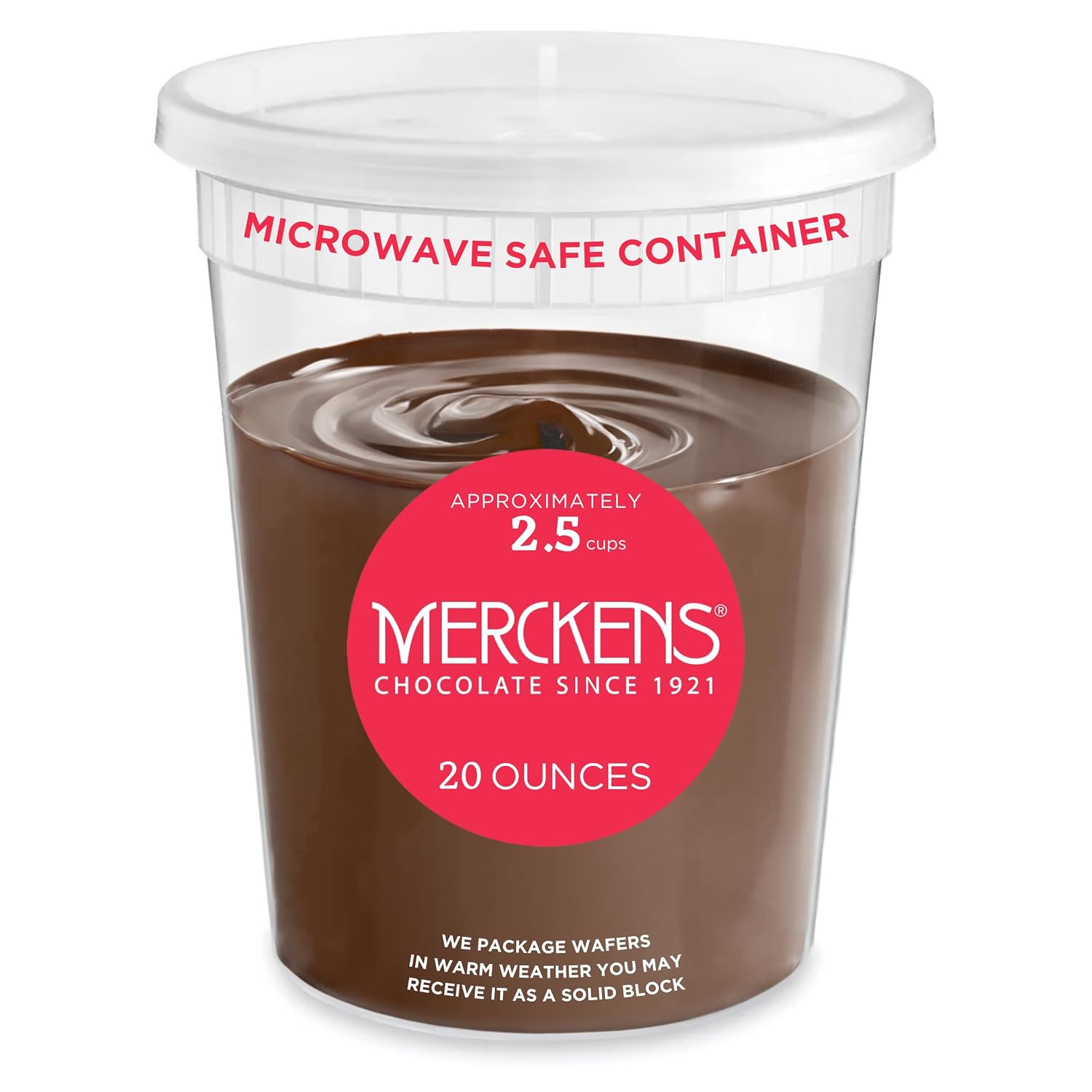 Amazon.com : KIDU Merckens Dark Chocolate Michrowaveable Melting Wafers ...