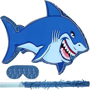 Amazon.com: Capoda Shark Piñata Large Shark Shaped Piñata with ...