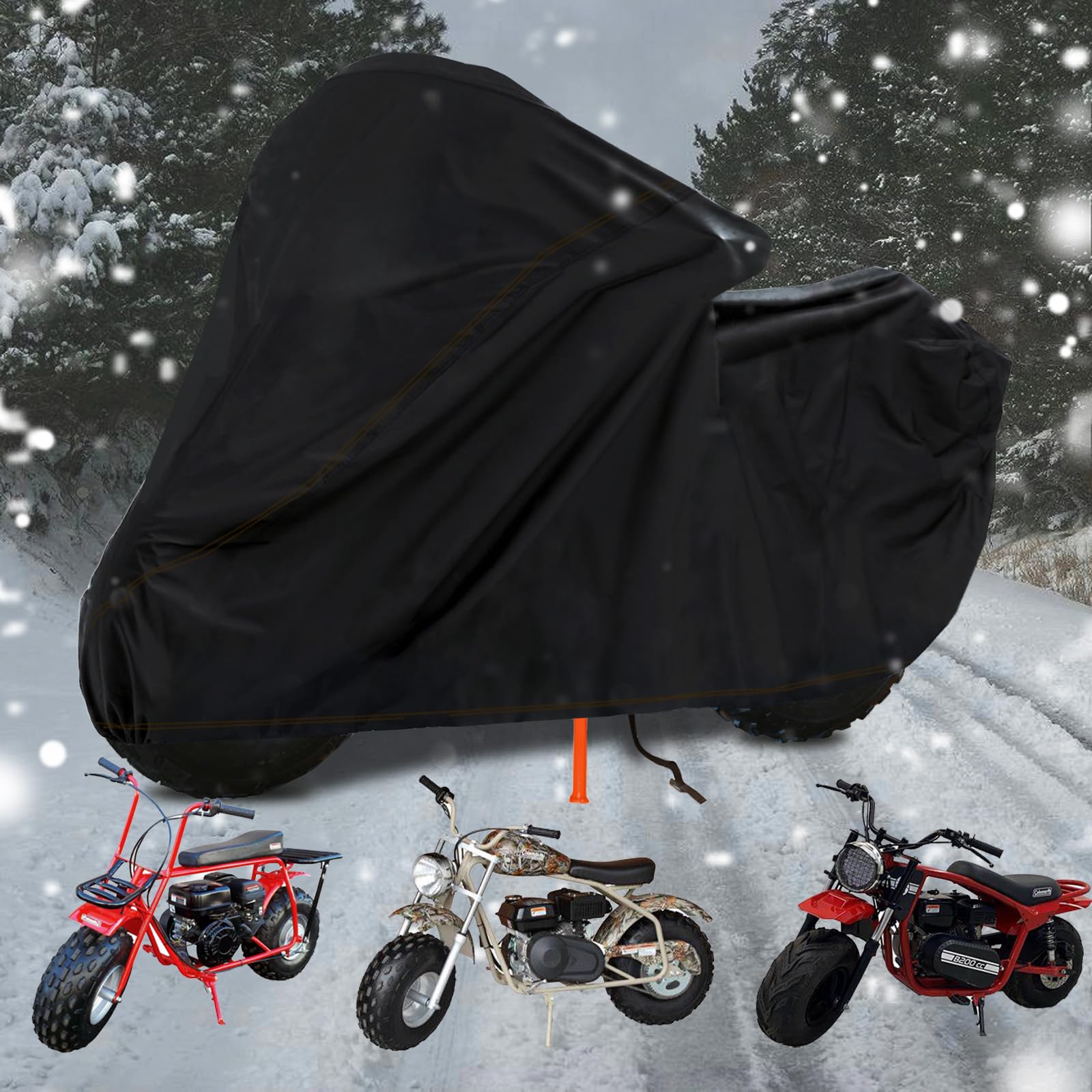 Amazon.com: QYMOTO Mini Bike Cover, Outdoor Storage for Coleman CT200U ...