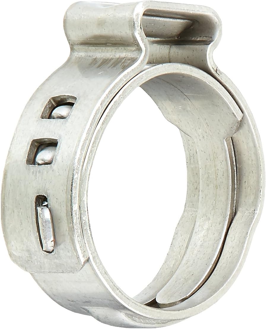 1/2-inch Stainless Steel PEX Cinch Clamp Rings For PEX Tubing Pipes ...