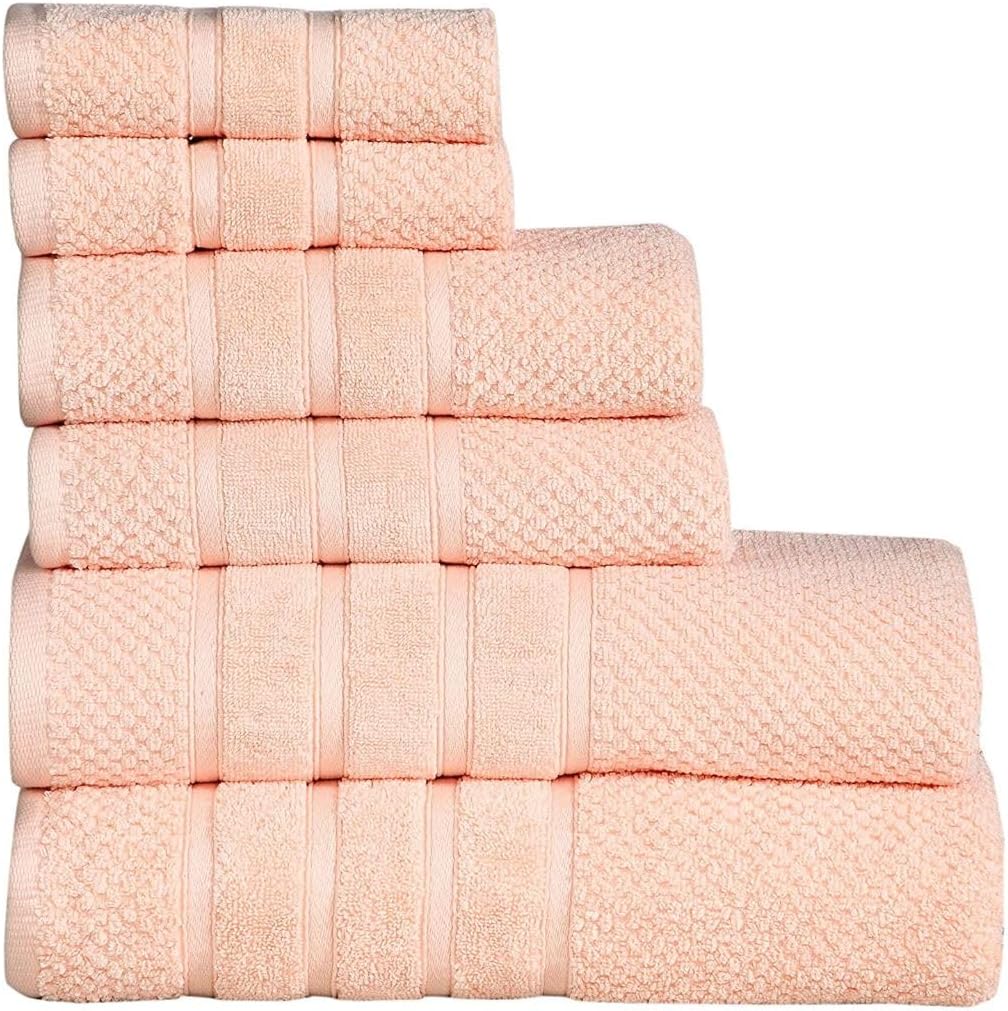 Amazon.com: Ocean Towel Sets for Bathroom 100% Luxury Cotton Bath ...