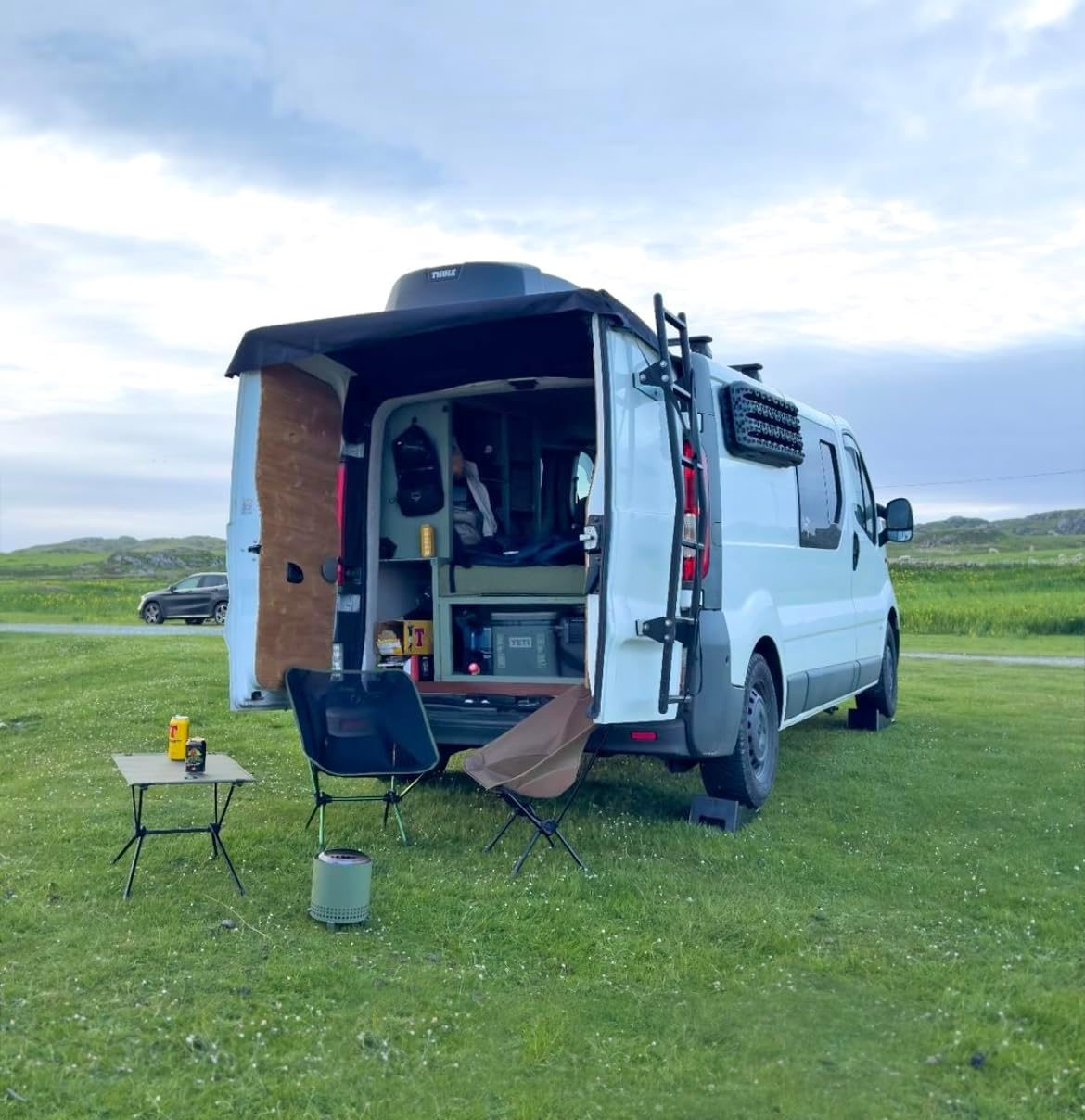 Barn Door Awning Rear Shelter Camper Van Cover (MADE IN UK) : Amazon.co ...