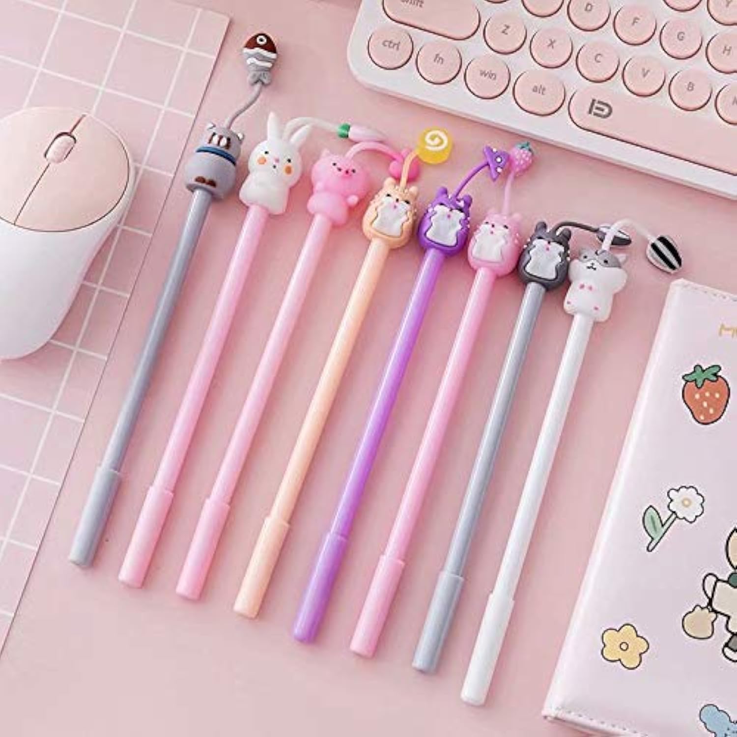 Amazon.com: Cartoon Animal Pens Ink Pens Gel Pen Writing Pens Neutral ...
