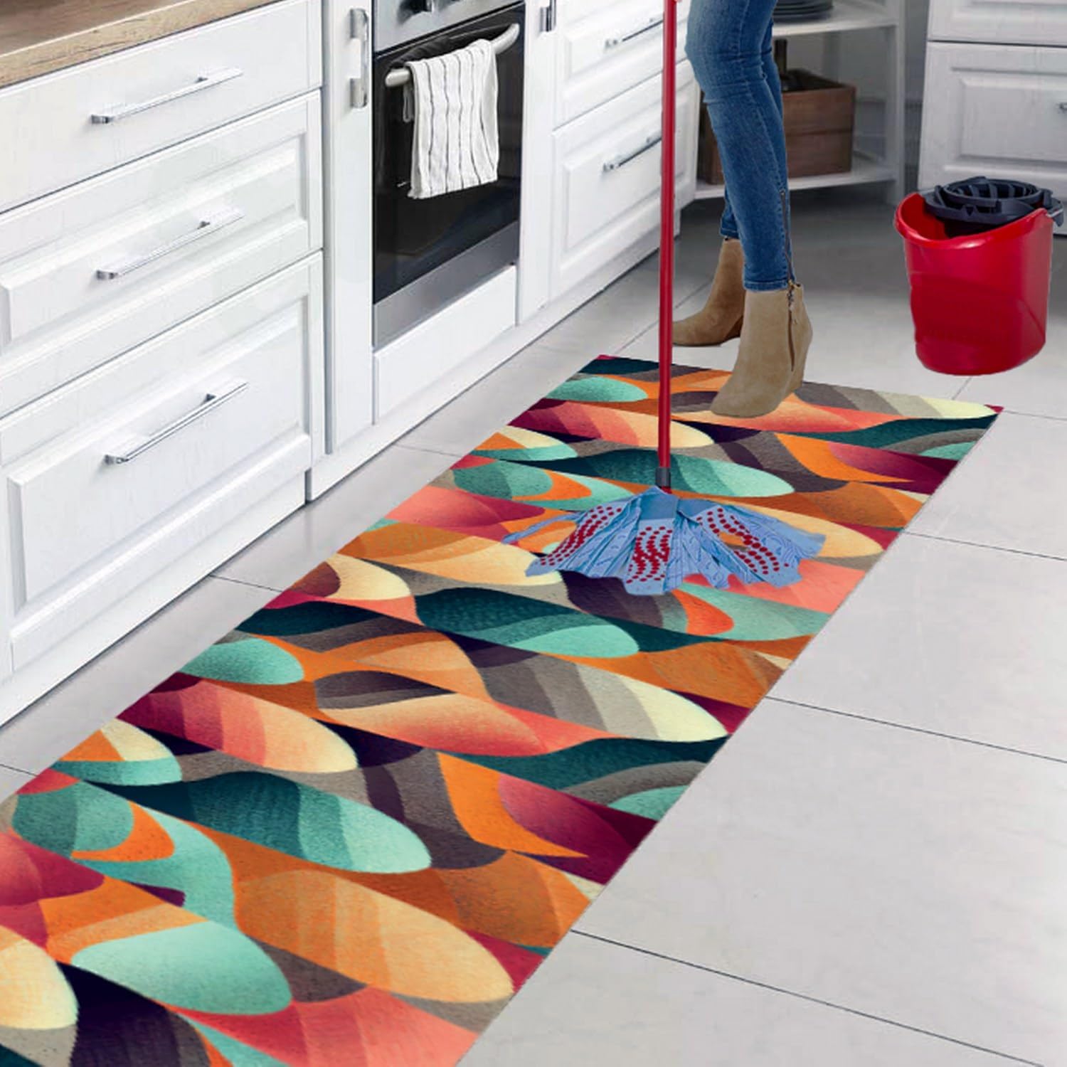 parpyon® Tappeto cucina Antiscivolo Lavabile Alby Nuova passatoia al ...