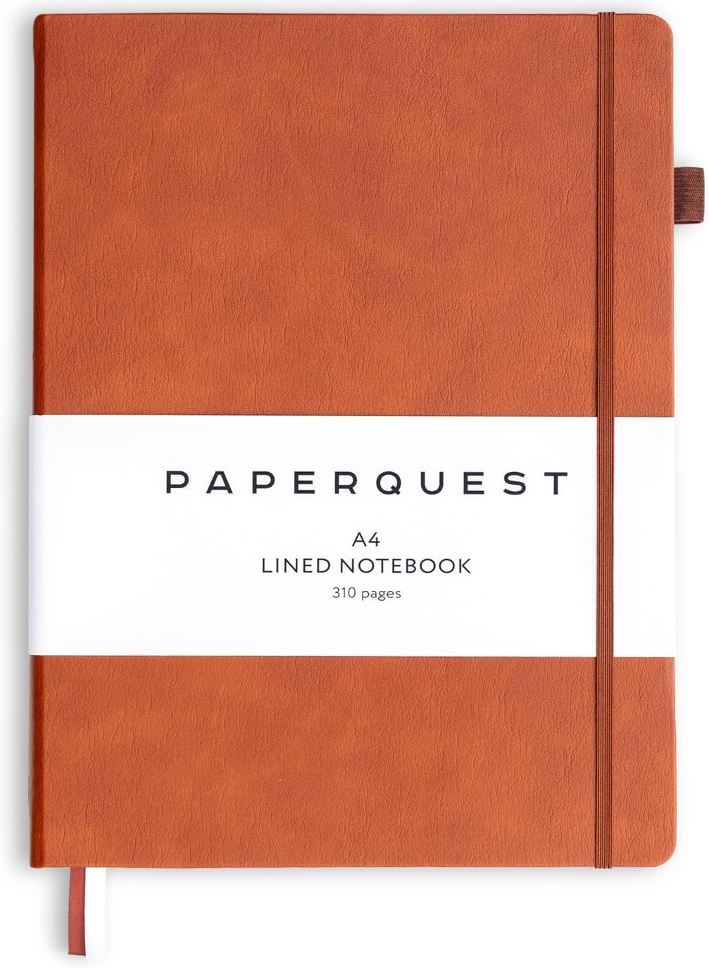 Amazon.com : PAPERQUEST A4 Hardback Notebook, Vegan Leather Journal ...