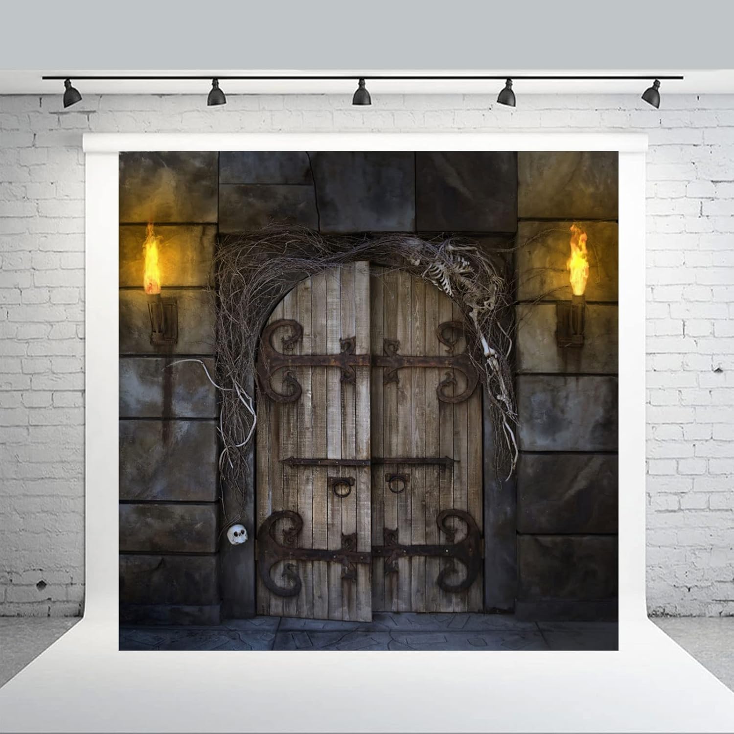 Amazon.com : Yeele 8x8ft Wood Castle Door Photography Backdrop Gothic ...