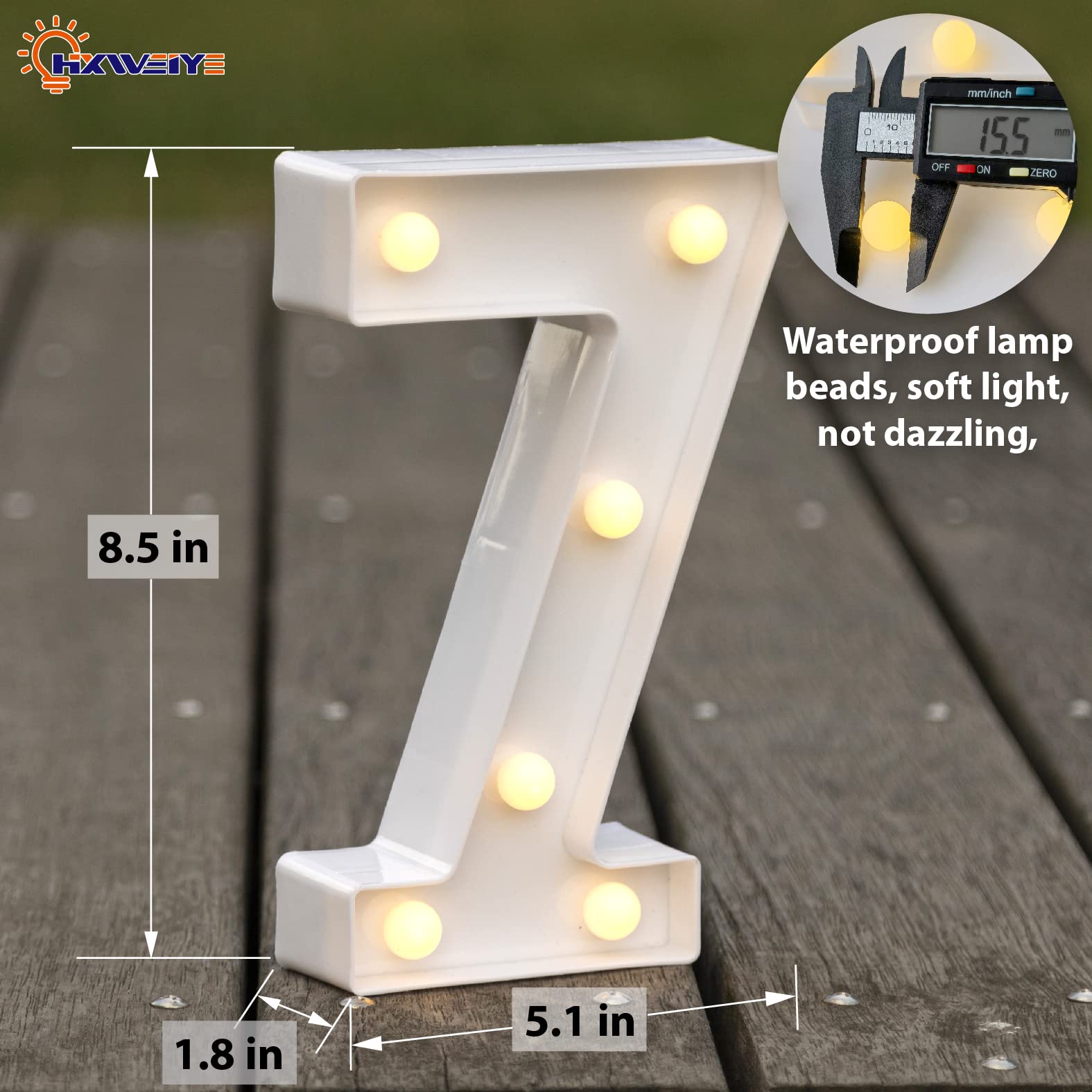 Snapklik.com : Marquee Light Up Numbers-7, Led Large Numbers Letters ...