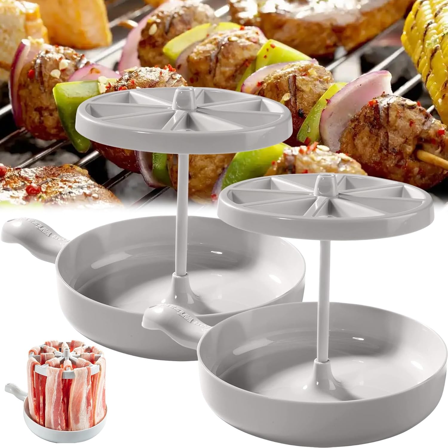 Amazon.com: Bacon Wizard Microwave Crispy Bacon Maker, Microwave Bacon ...