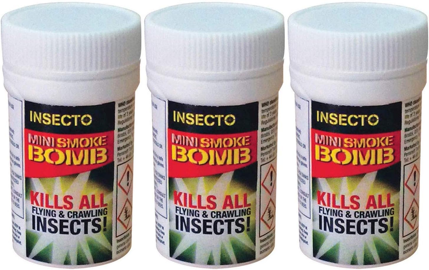 Insecto Smoke Bombs - Mini 3.5g (pack of 3) : Amazon.co.uk: Garden