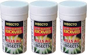 Insecto Smoke Bombs - Mini 3.5g (pack of 3) : Amazon.co.uk: Garden