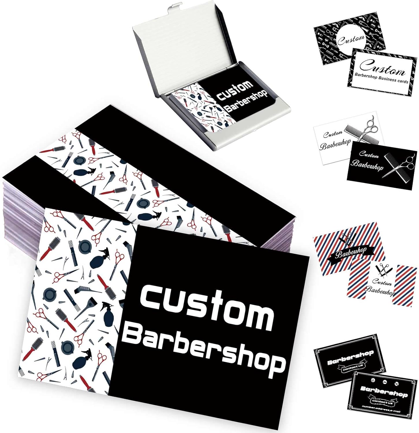 Amazon.com : Custom Business Cards Customized with Logo Photo ...
