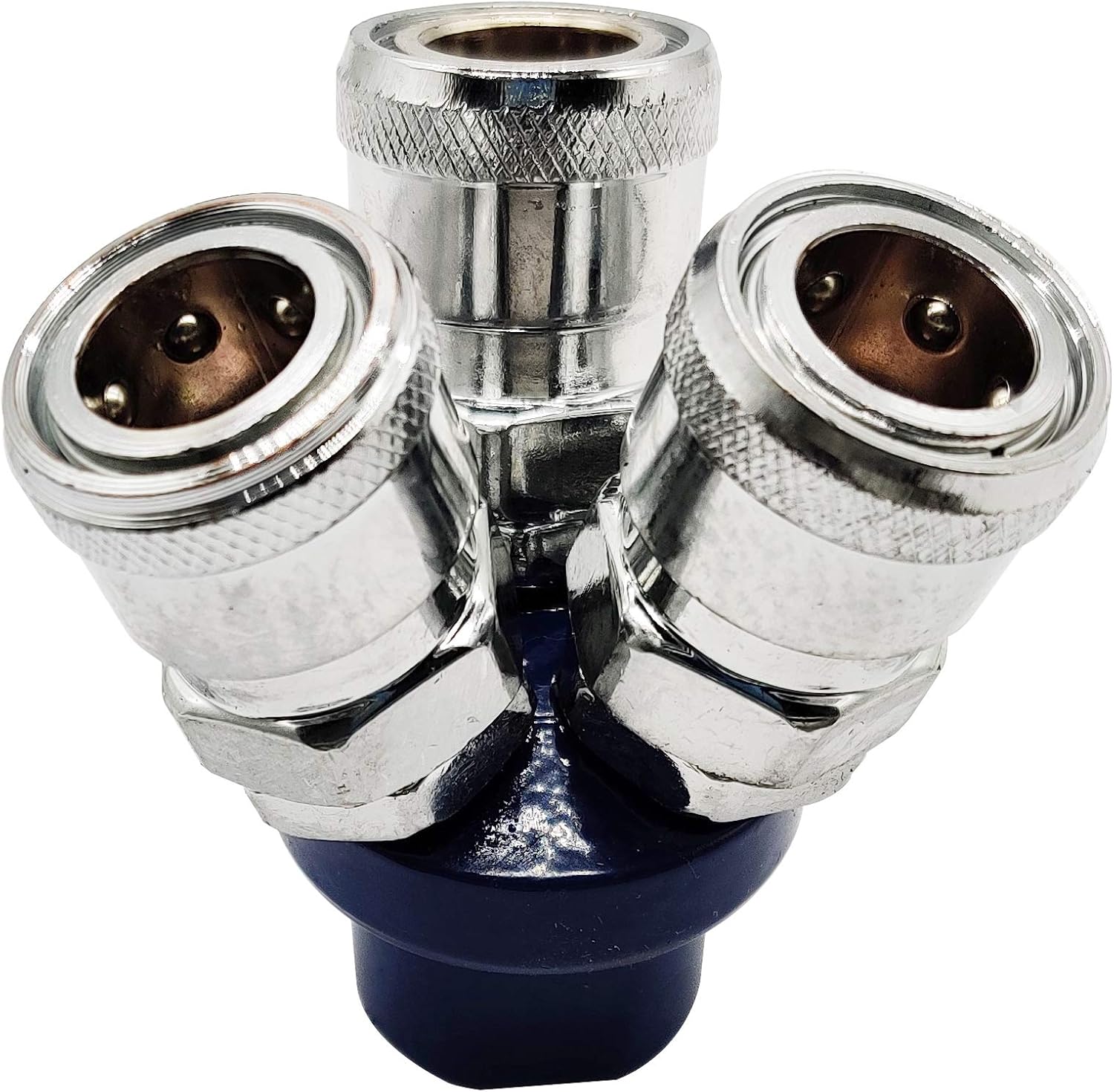 3 Way Quick Connect Air Hose Splitter, G1/4 Thread 12mm Diameter C Type ...