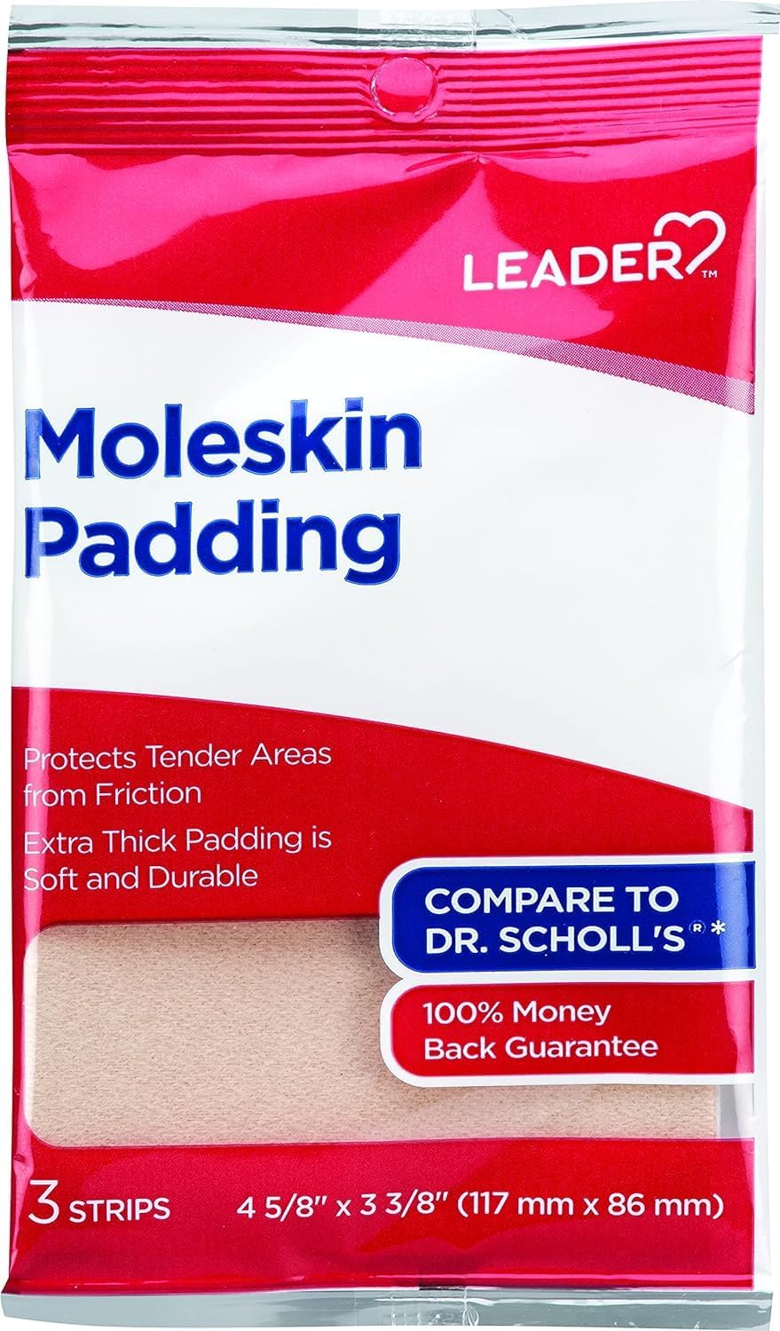 Amazon.com: LEADER Moleskin Pads, Protects from Shoe Friction, Blisters ...