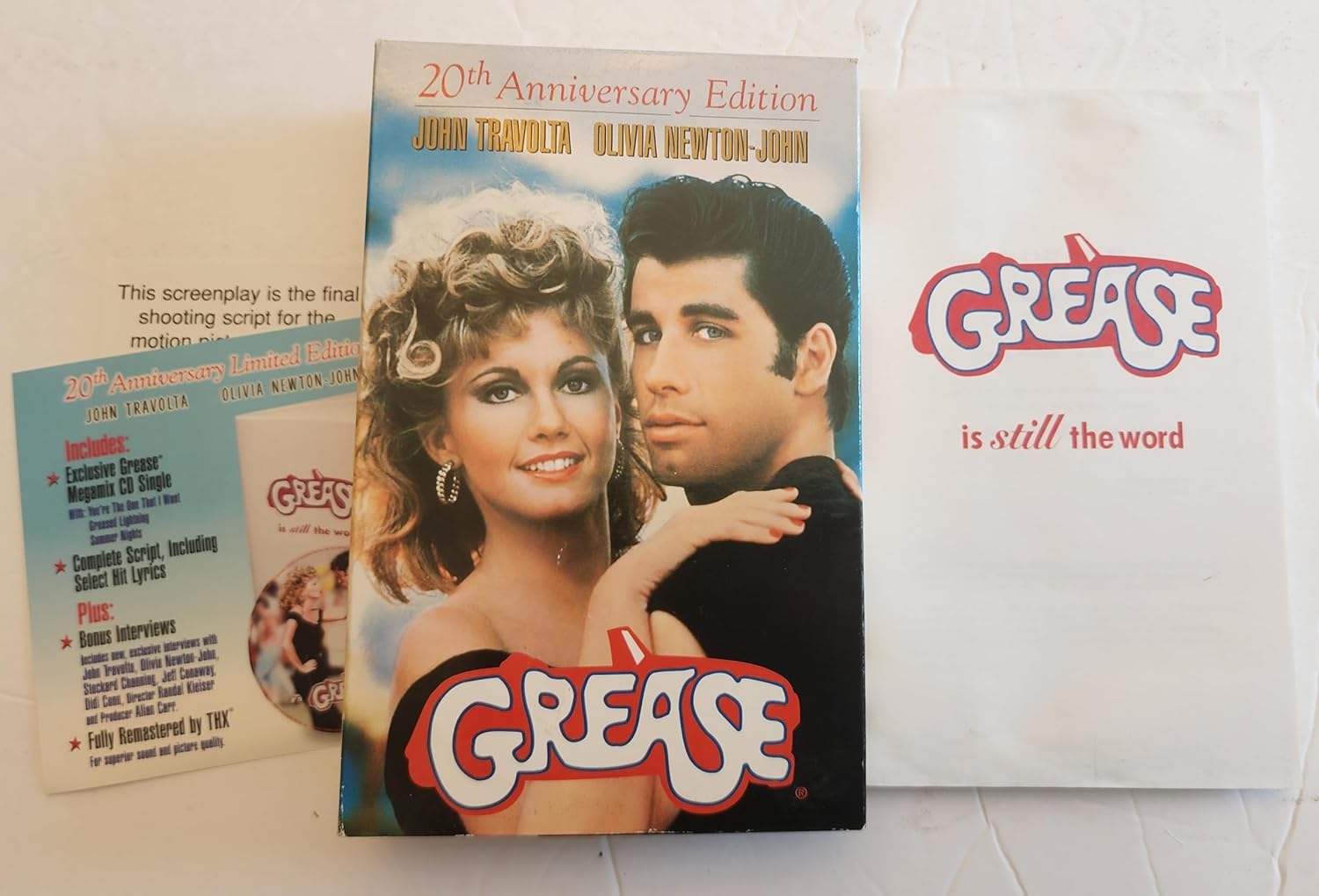 Amazon.com: Grease (20th Anniversary Gift Edition) [VHS] : Travolta ...