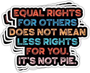Amazon.com: FANILA (Set of 3) - Equal Rights for Others Does Not Mean ...