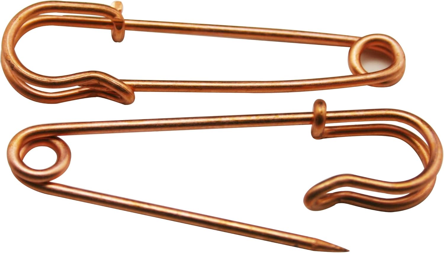 Generic Metal Red Bronze Color 2.5" Large Safety Pin Kilt Brooch ...
