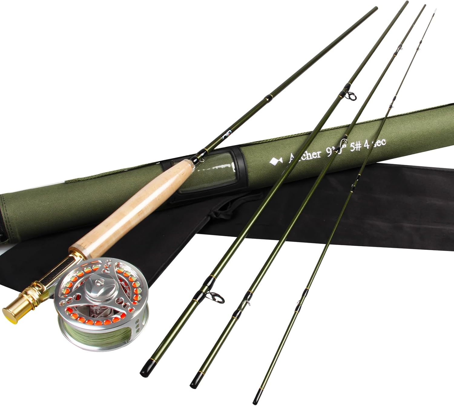 Amazon.com : AnglerDream 8'4'' 3WT Archer Fly Fishing Rod and Reel ...