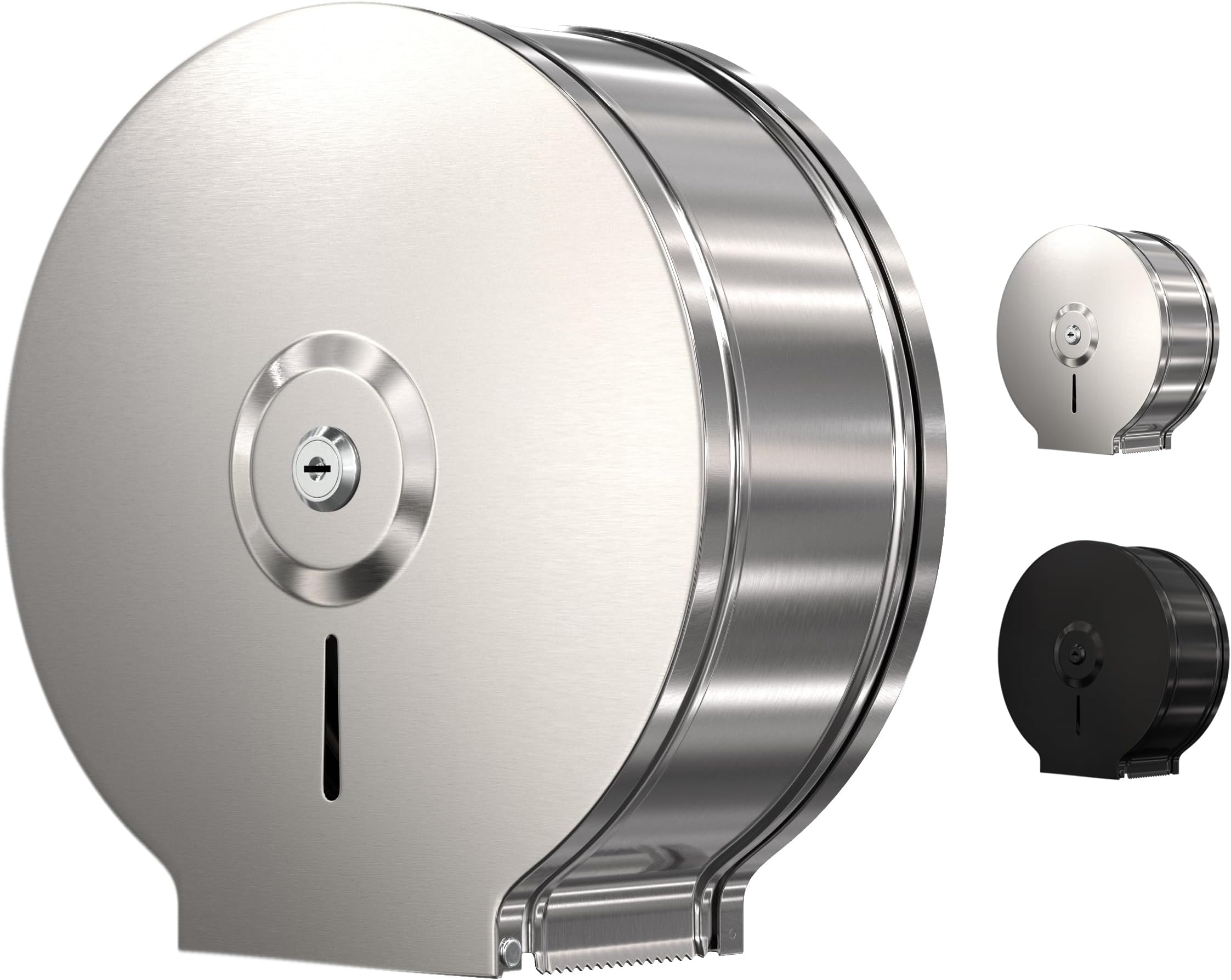 Amazon.com: SoNeat Jumbo Roll Toilet Paper Dispenser - Heavy Duty 304 ...