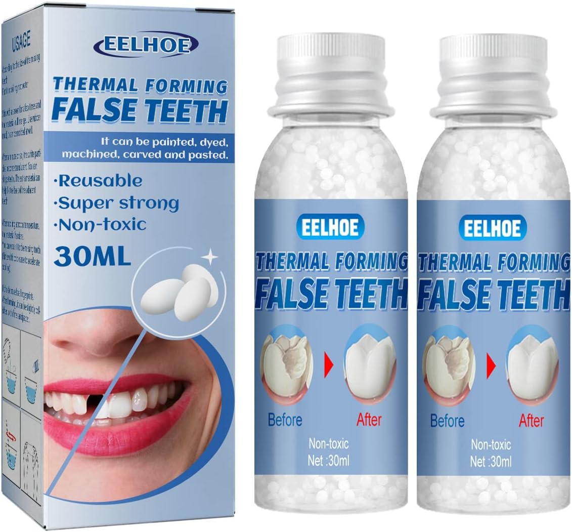 MEHARRY Tooth Repair Shaping Teether Kit,Moldable False Teeth Tooth ...