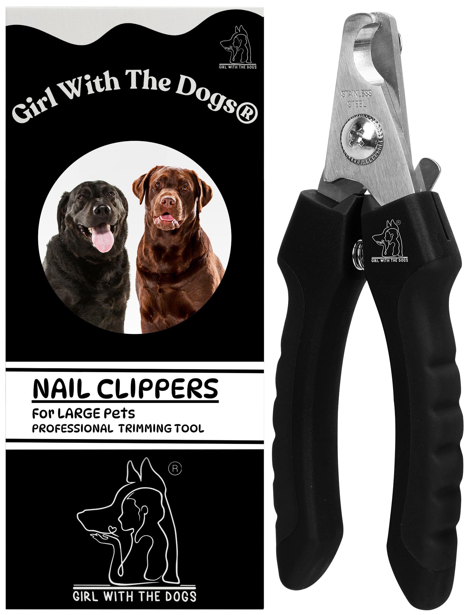 Amazon.com: Pet Nail Clippers by Girl With The Dogs, Nail Clippers for ...