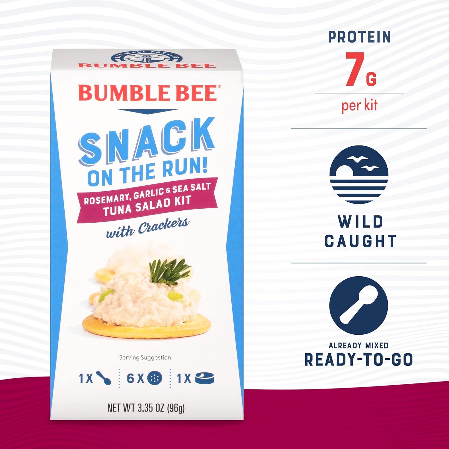 BUMBLE BEE Snack On The Run! Rosemary, Garlic & Sea Salt Tuna Salad ...