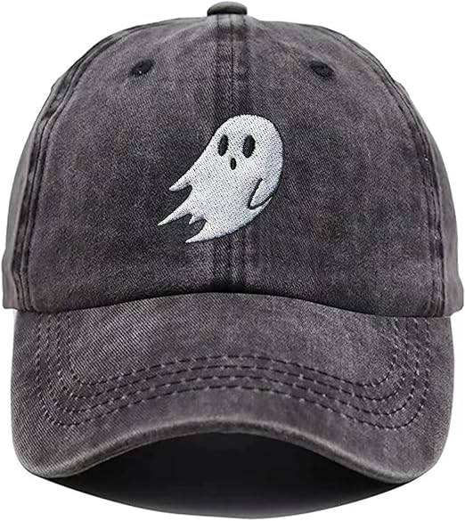 Halloween Cute Ghost Baseball Cap Hats for Men Women Cool Emo Gothic ...