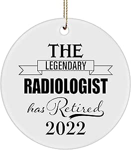 Amazon.com: Retirement Gifts for Radiologist Ornament - The Legendary ...