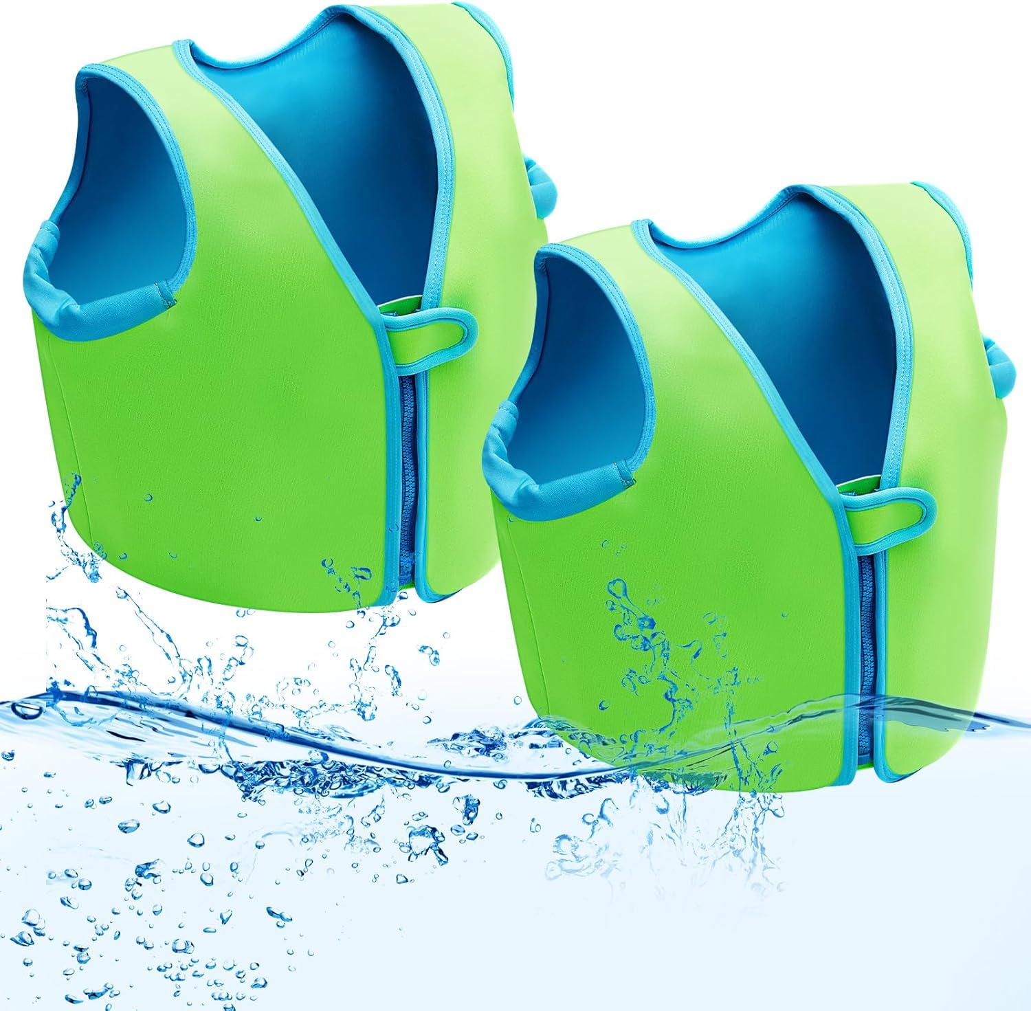 Amazon.com : Meooeck 2 Pcs Kids Swim Vest 5 to 8 Years Old Kids Swim ...