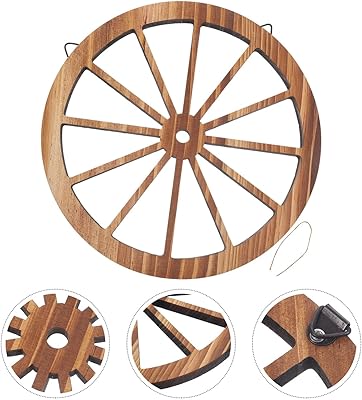 Amazon.com: Western Wood Wagon Wheel wall Decor : Home & Kitchen