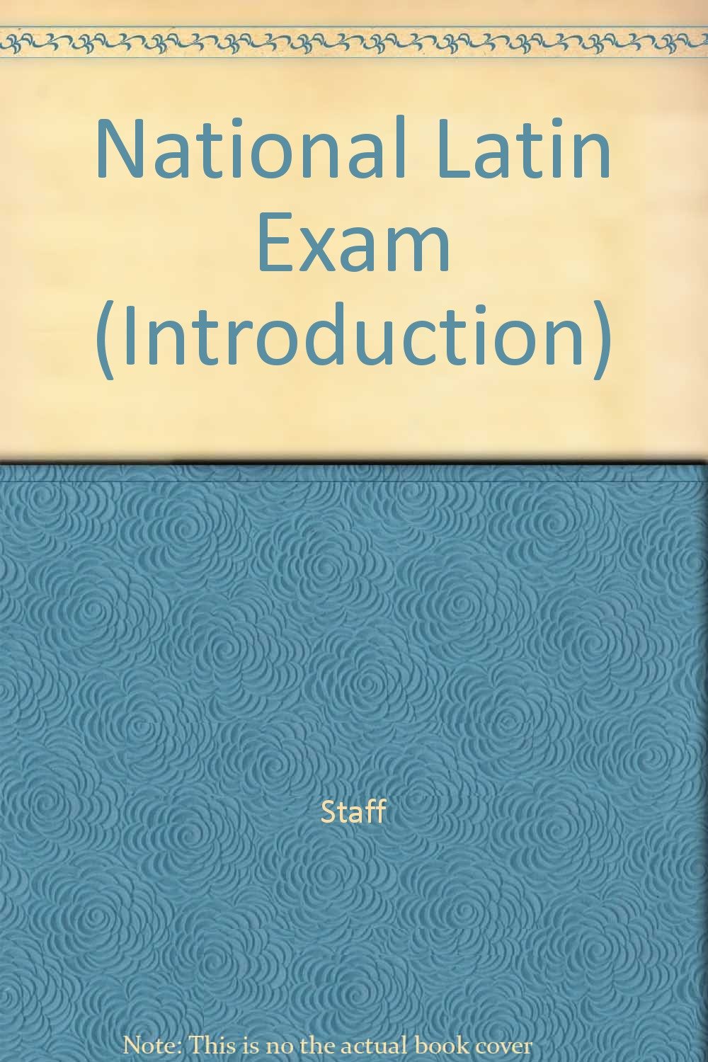 National Latin Exam (Introduction): Staff: Amazon.com: Books