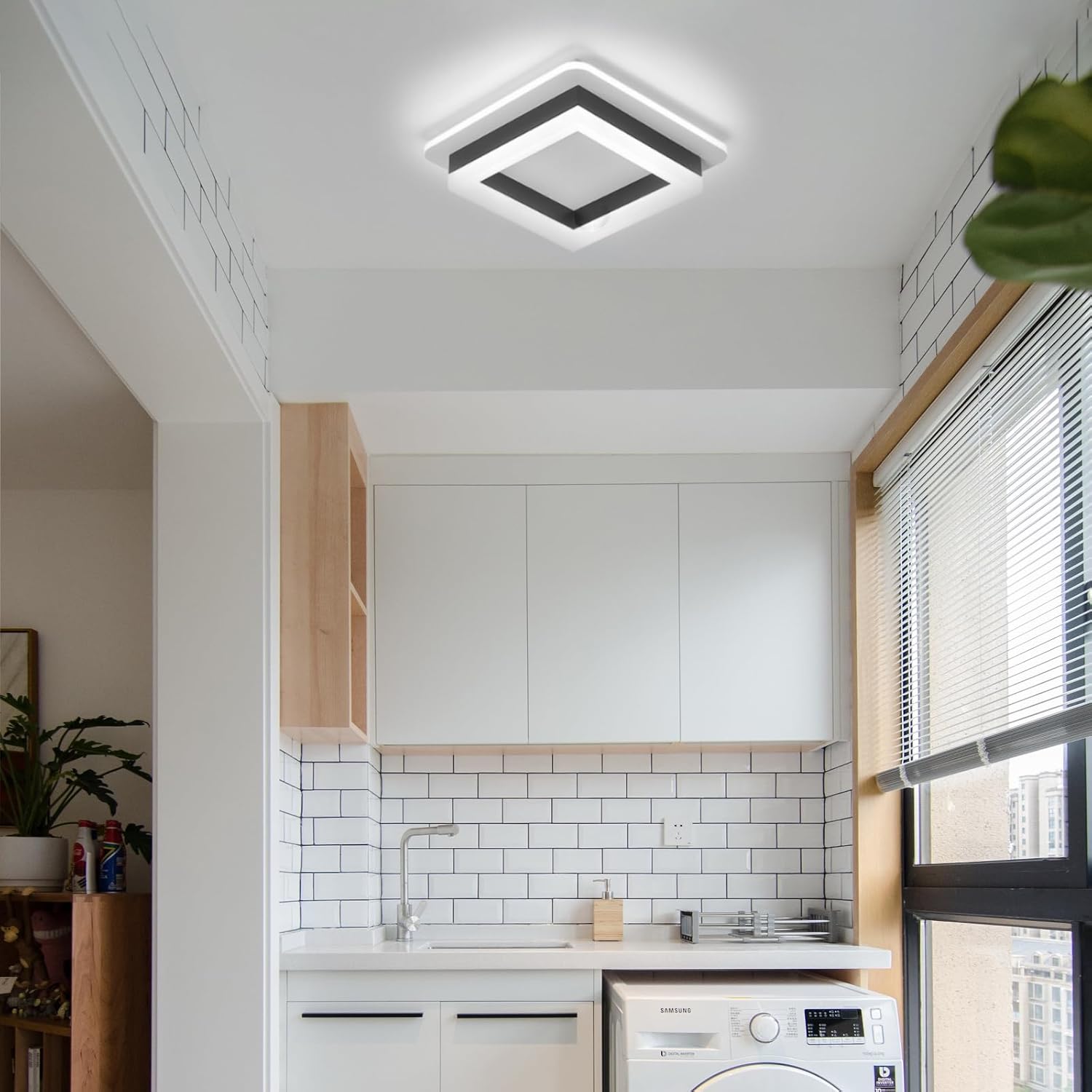 Vloitgol Led Hallway Ceiling Light, 25W Modern Flush Mount Ceiling ...